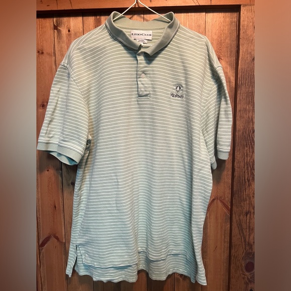 Izod | Shirts | Mens Large Vintage Izod Club Mid Pines Golf Polo | Poshmark